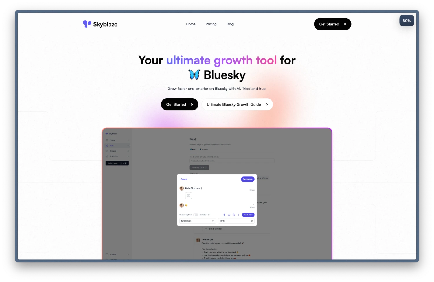 Skyblaze | Grow Bluesky | Grow Bluesky