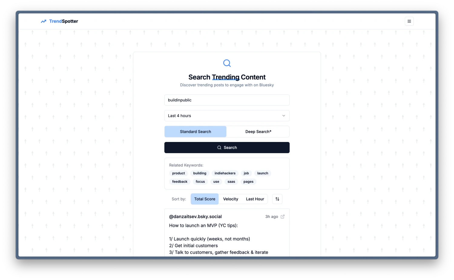 TrendSpotter | Grow Bluesky | Grow Bluesky